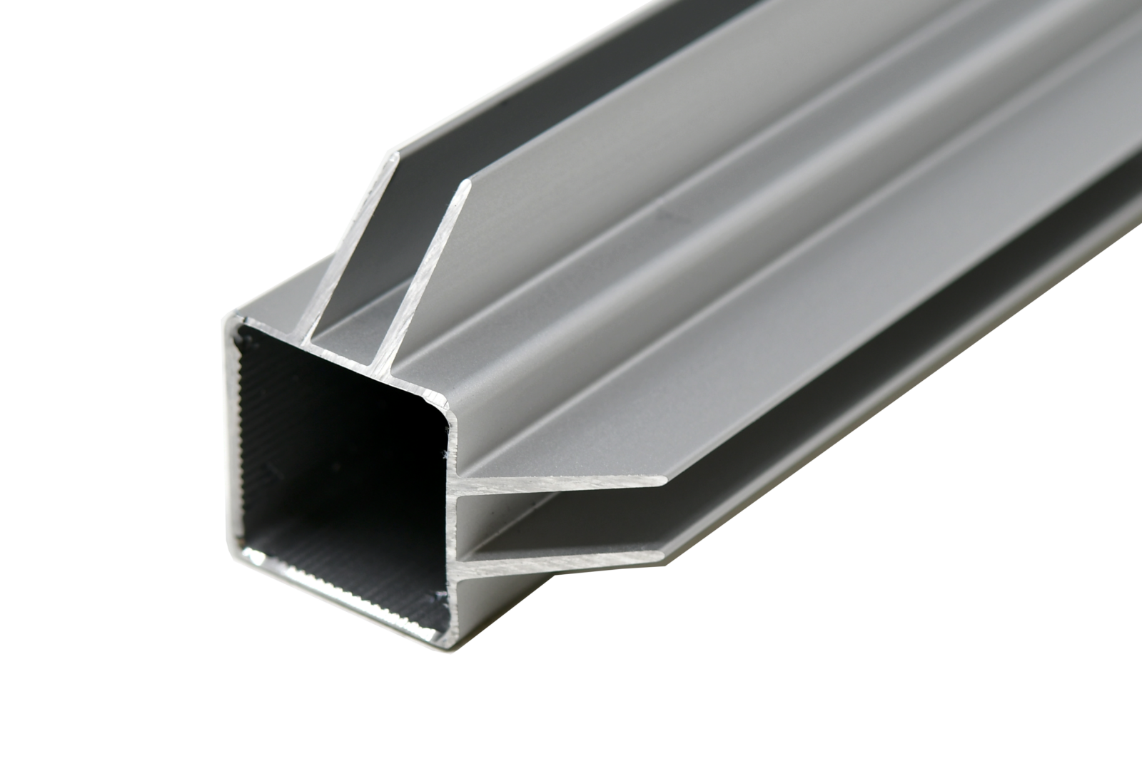263-S 2-Way L-Slotted Center Channel Captive Fin Square Aluminum ...
