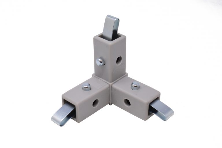 200-309-QR 3-Way Gray Composite Quick-Release Corner Connector - EZTube ...