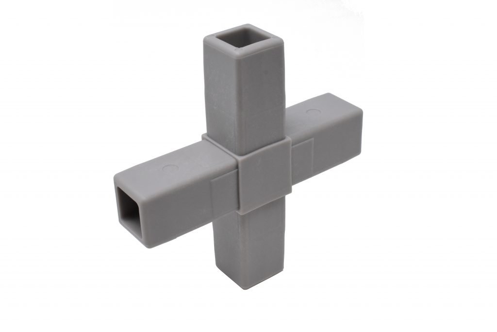 4-Way Connectors & Press Fittings for Square Tube by EZTube - EZTube ...
