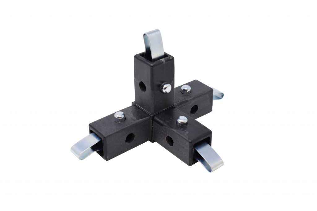 4-Way Connectors & Press Fittings for Square Tube by EZTube - EZTube ...