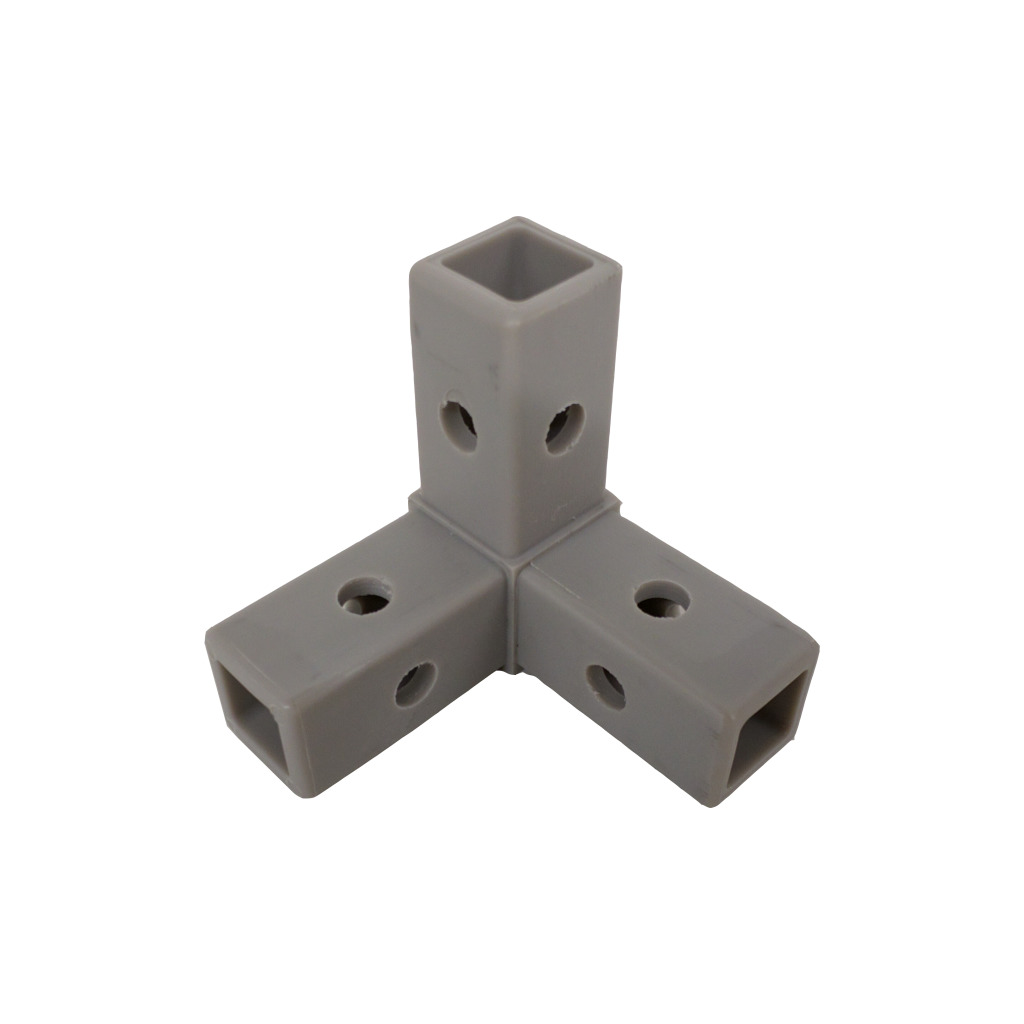 200-309-QR 3-Way Gray Composite Quick-Release Corner Connector - EZTube ...