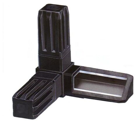 3-Way Connectors & Press Fittings for Square Tube by EZTube - EZTube ...